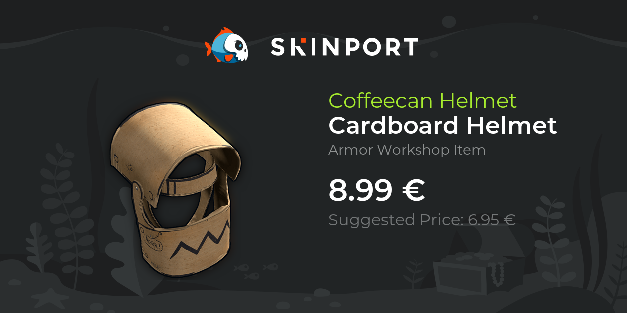 Cardboard Helmet - Rust - Skinport