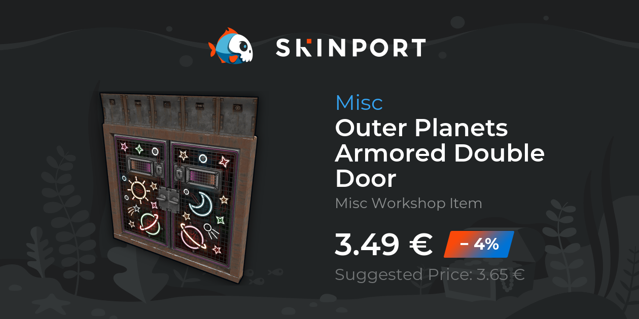 Outer Planets Armored Double Door - Rust - Skinport