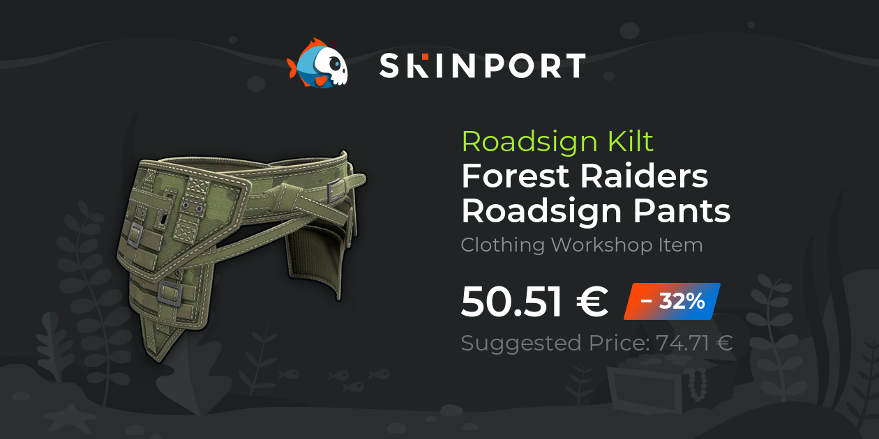 Forest Raiders Roadsign Pants - Rust - Skinport