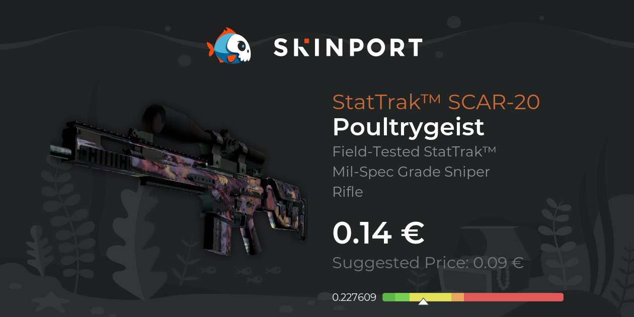StatTrak™ SCAR-20 | Poultrygeist (Field-Tested) - Counter-Strike 2 ...