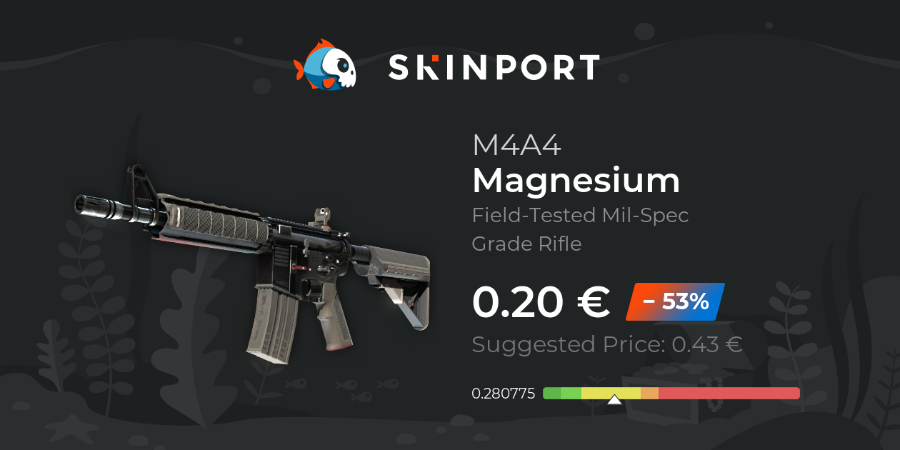 M4A4 | Magnesium (Field-Tested) - Counter-Strike 2 - Skinport