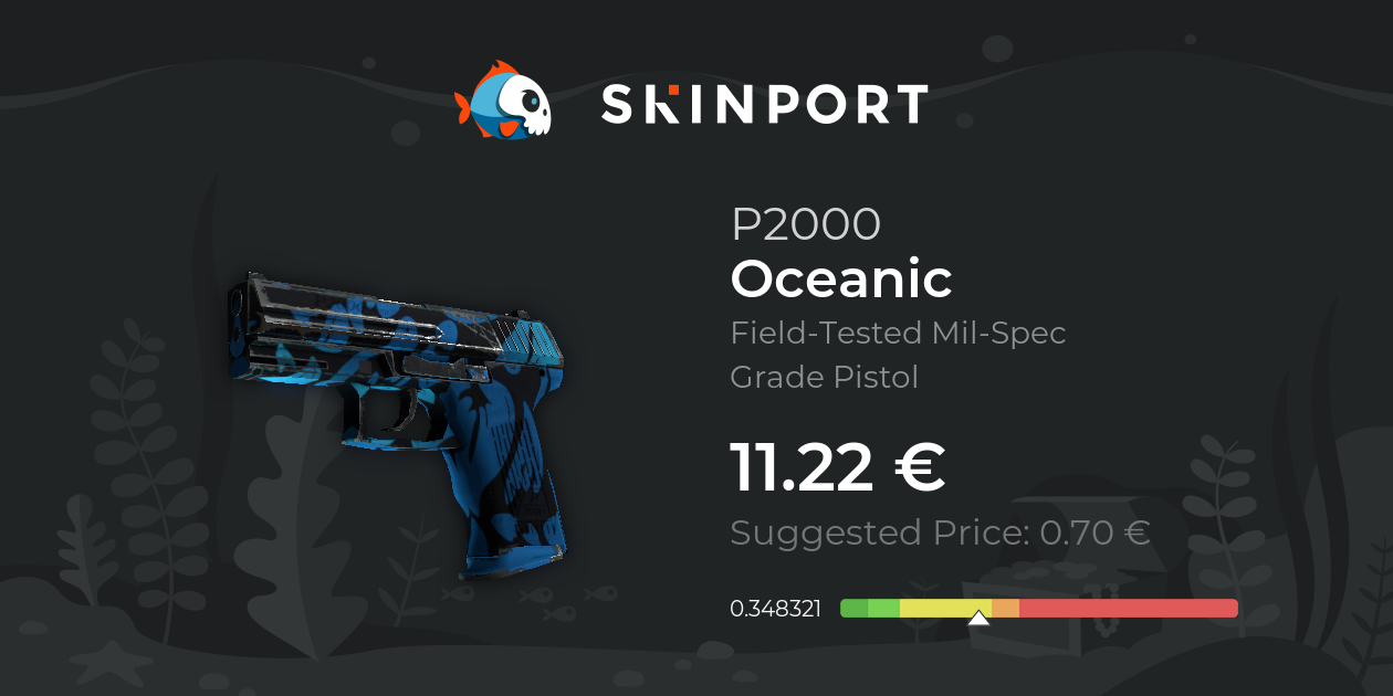 P2000 | Oceanic (Field-Tested) - CS:GO - Skinport