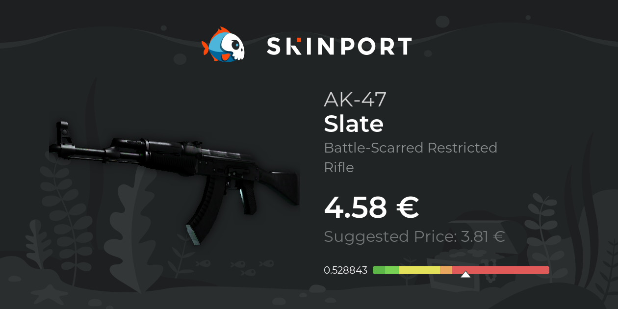 AK-47 | Slate (Battle-Scarred) - Counter-Strike 2 - Skinport