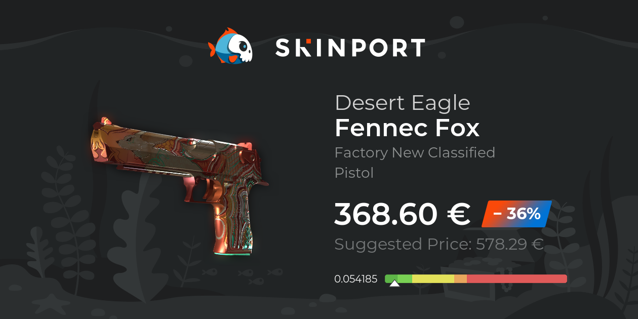 Desert Eagle | Fennec Fox (Factory New) - Counter-Strike 2 - Skinport