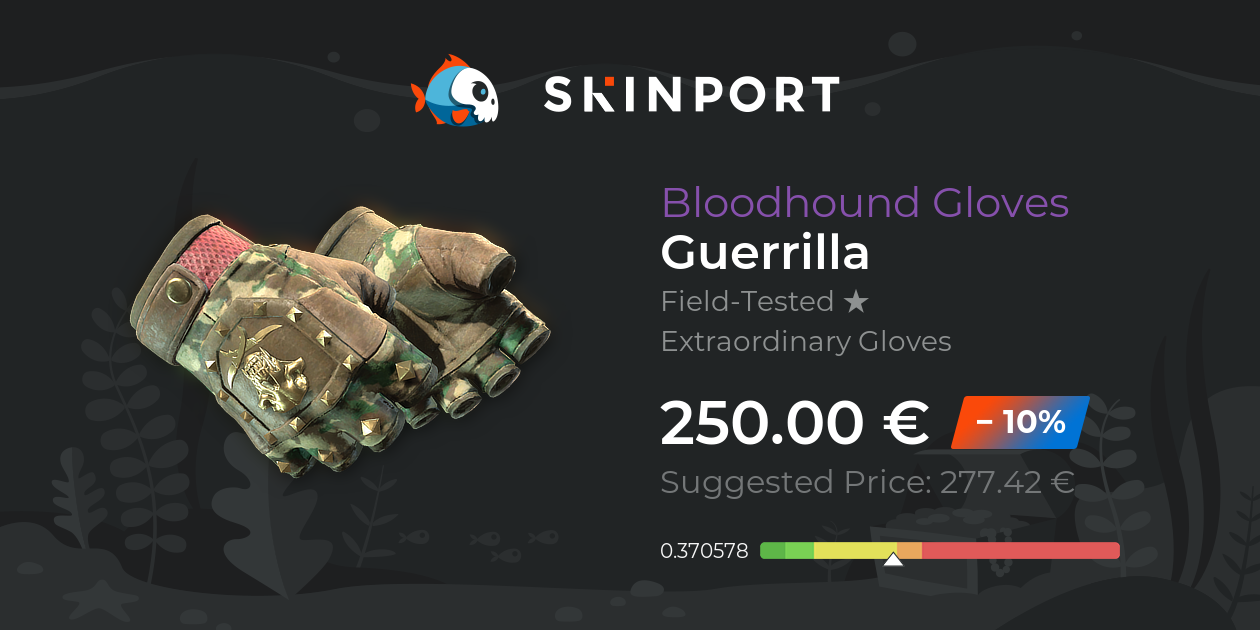 Bloodhound Gloves | Guerrilla (Field-Tested) - Counter-Strike 2 - Skinport