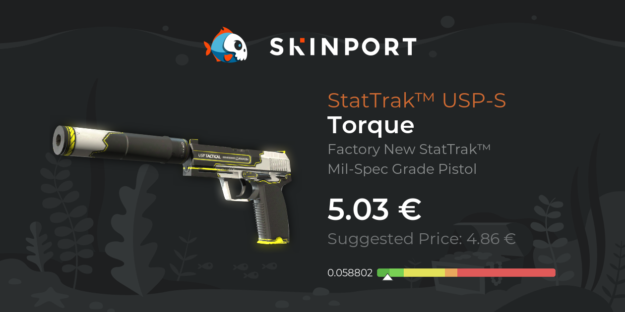 StatTrak™ USP-S | Torque (Factory New) - Counter-Strike 2 - Skinport