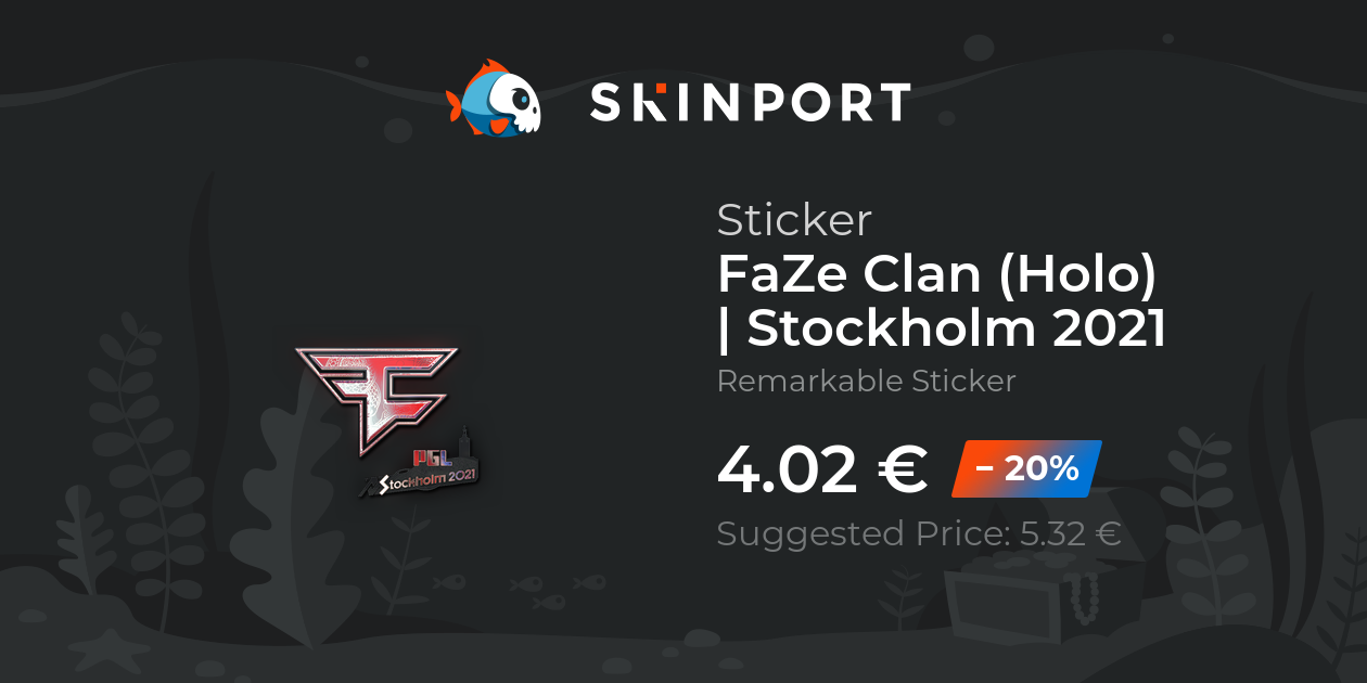 Sticker | FaZe Clan (Holo) | Stockholm 2021 - Counter-Strike 2 - Skinport