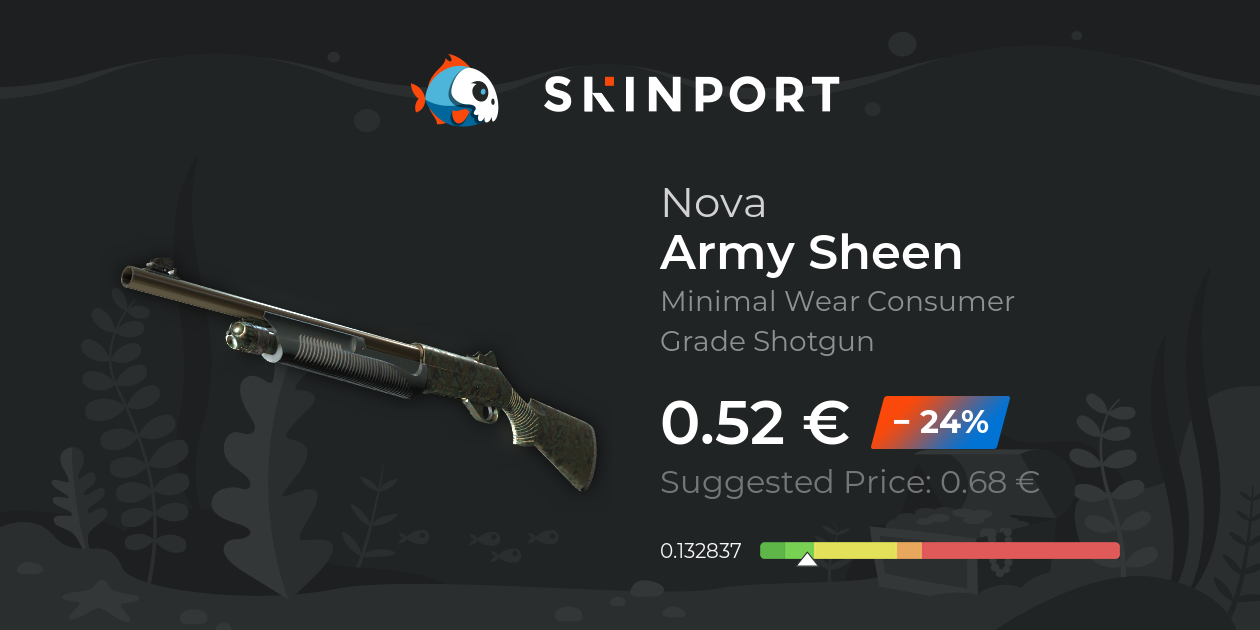 Nova | Army Sheen (Minimal Wear) - Counter-Strike 2 - Skinport