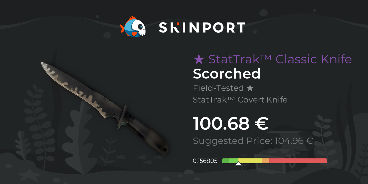 StatTrak™ Classic Knife | Scorched (Field-Tested) - Counter-Strike 2 ...