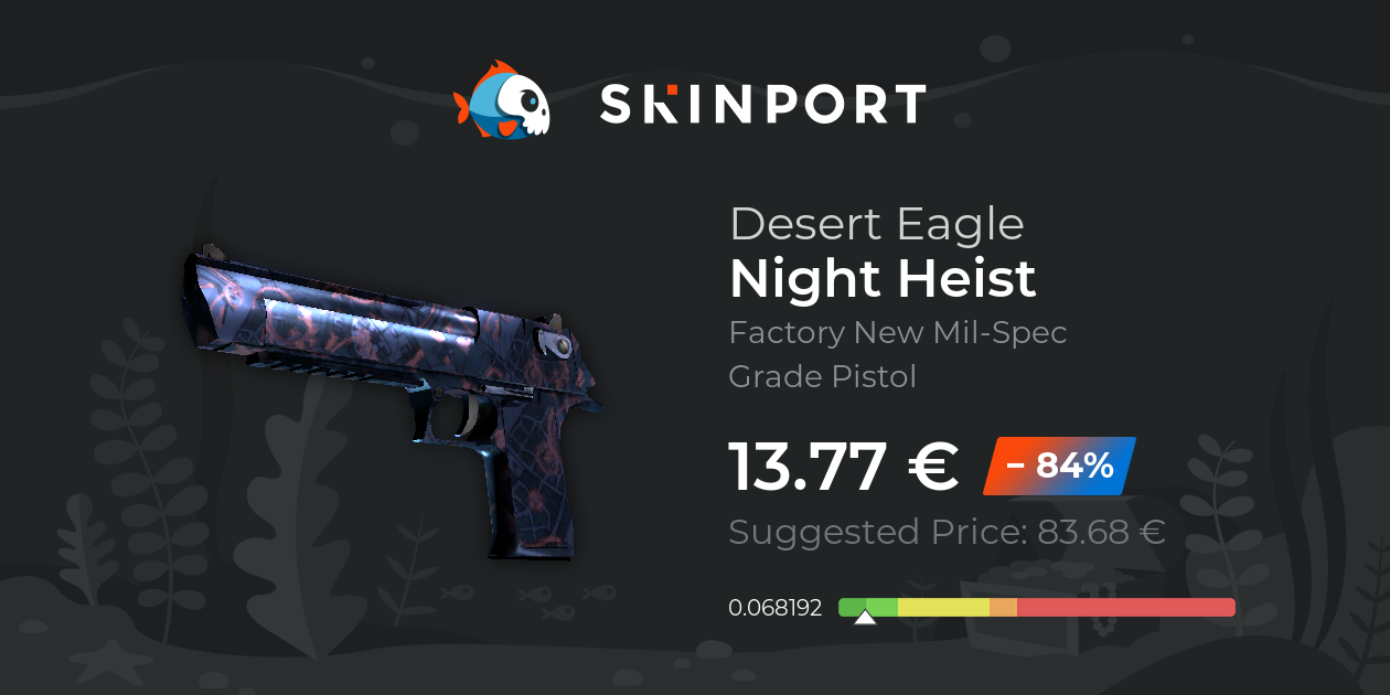 Desert Eagle | Night Heist (Factory New) - CS2 - Skinport