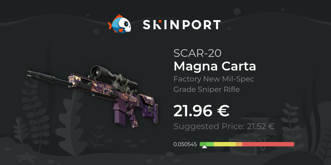 SCAR-20 | Magna Carta (Factory New) - Counter-Strike 2 - Skinport