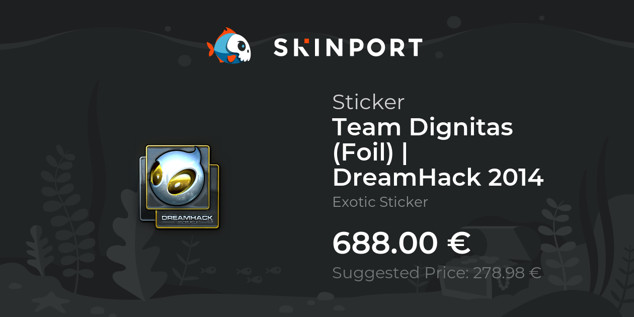 Sticker | Team Dignitas (Foil) | DreamHack 2014 - Counter-Strike 2 ...
