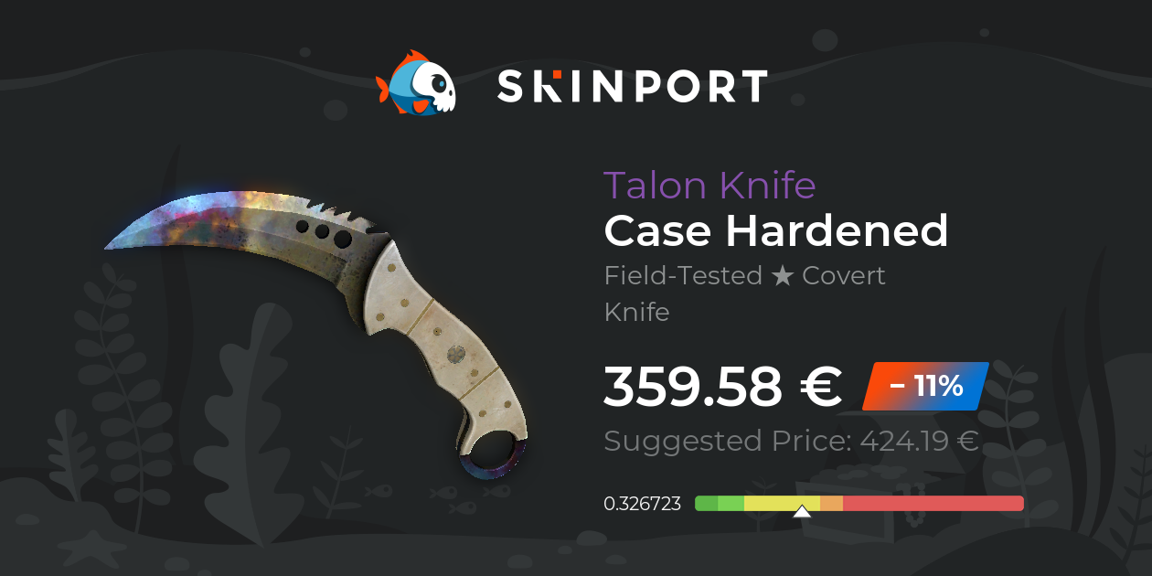 Talon Knife | Case Hardened (Field-Tested) - Counter-Strike 2 - Skinport