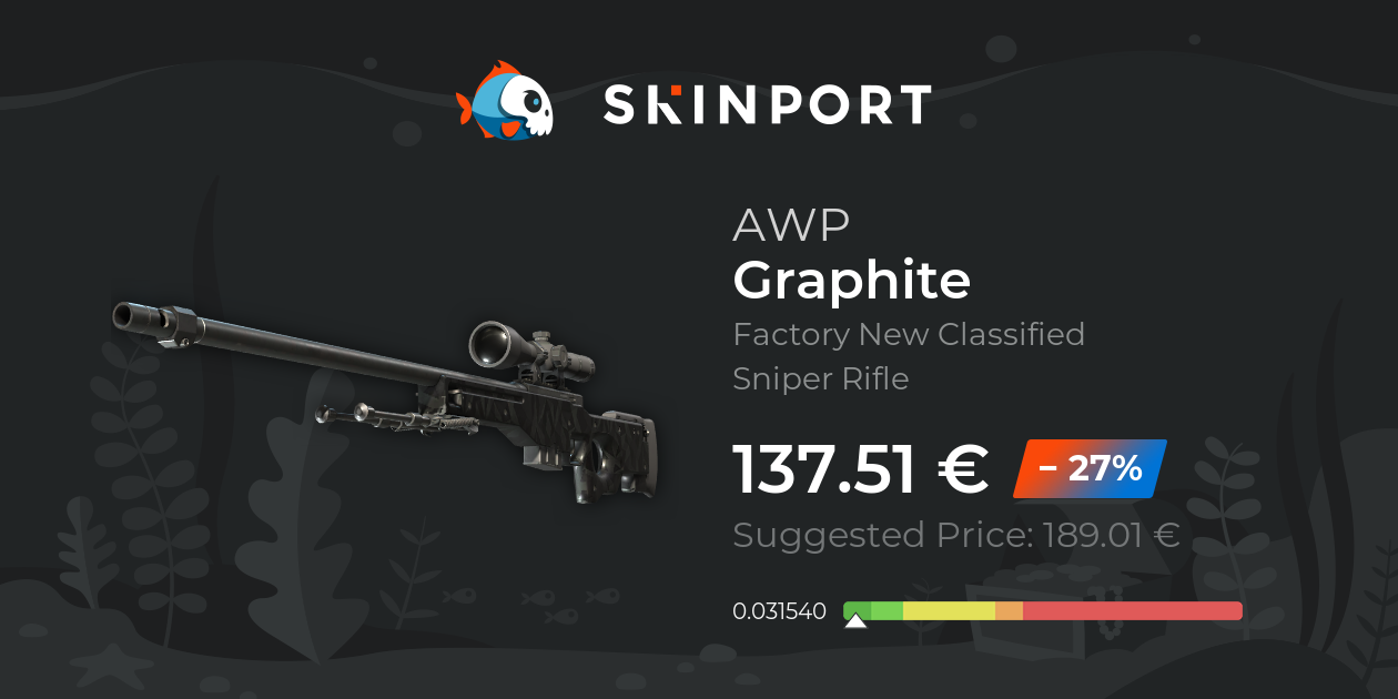 AWP | Graphite (Factory New) - Counter-Strike 2 - Skinport