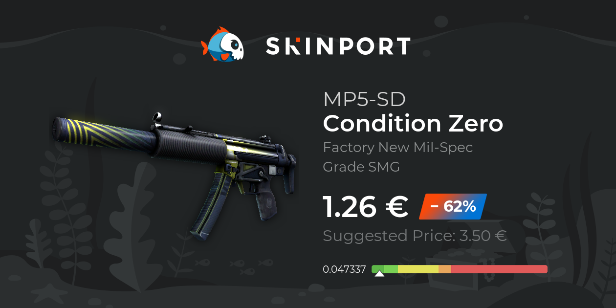 MP5-SD | Condition Zero (Factory New) - CS2 - Skinport