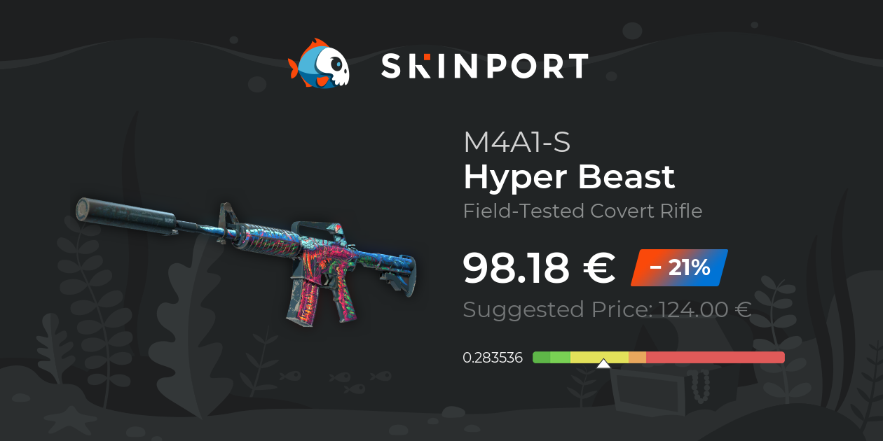 M4A1-S | Hyper Beast (Field-Tested) - Counter-Strike 2 - Skinport