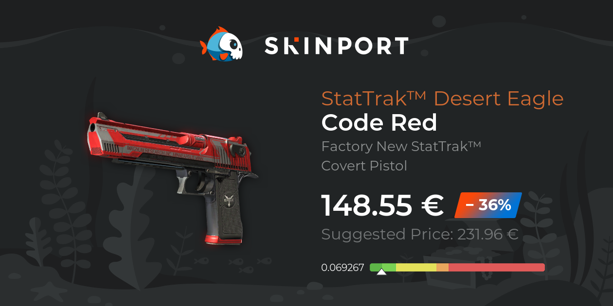 StatTrak™ Desert Eagle | Code Red (Factory New) - Counter-Strike 2 ...