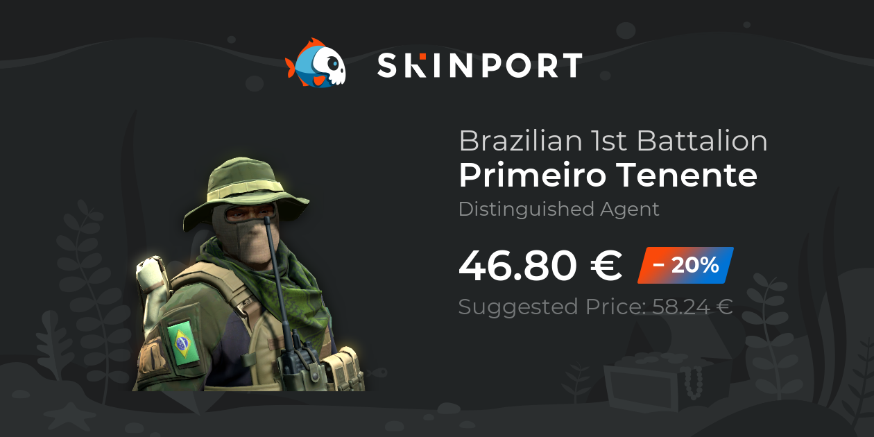 Primeiro Tenente | Brazilian 1st Battalion - Counter-Strike 2 - Skinport