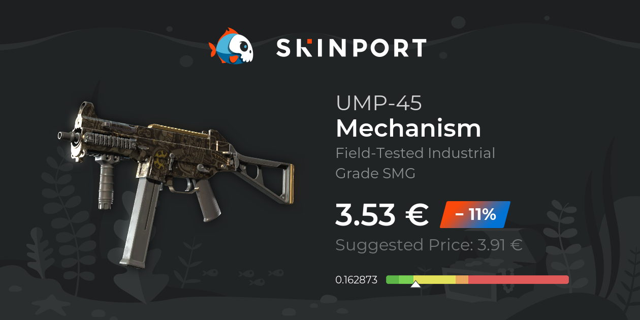 UMP-45 | Mechanism (Field-Tested) - Counter-Strike 2 - Skinport