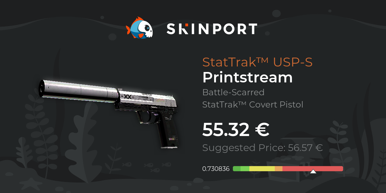 StatTrak™ USP-S | Printstream (Battle-Scarred) - Counter-Strike 2 ...