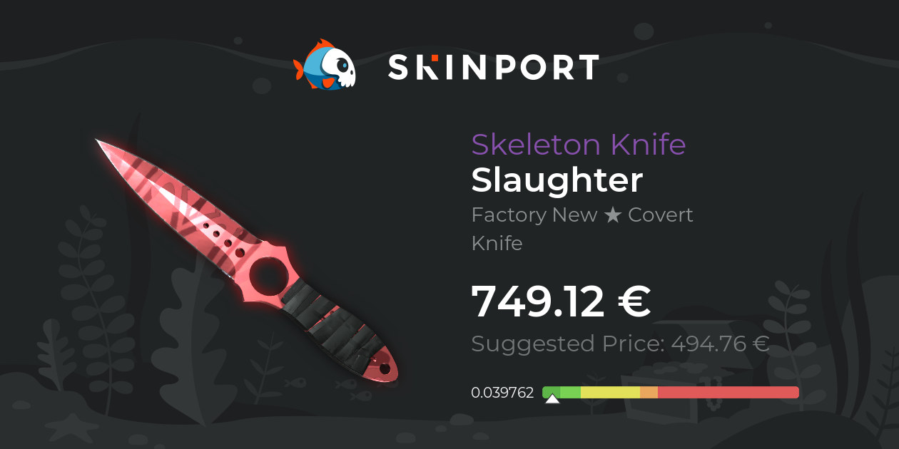 Skeleton Knife | Slaughter (Factory New) - Counter-Strike 2 - Skinport