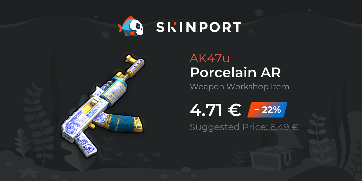 Porcelain AR - Rust - Skinport