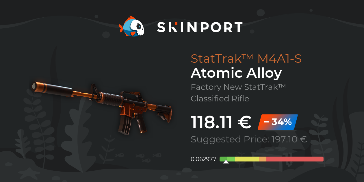StatTrak™ M4A1-S | Atomic Alloy (Factory New) - Counter-Strike 2 - Skinport