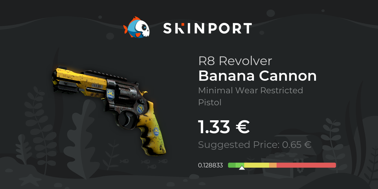 R8 Revolver | Banana Cannon (Minimal Wear) - CS2 - Skinport R8 Revolver | Banana Cannon (Minimal Wear) - CS2 - Skinport