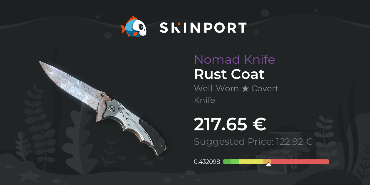 Nomad Knife | Rust Coat (Well-Worn) - Counter-Strike 2 - Skinport