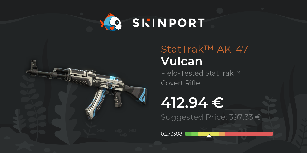 StatTrak™ AK-47 | Vulcan (Field-Tested) - Counter-Strike 2 - Skinport