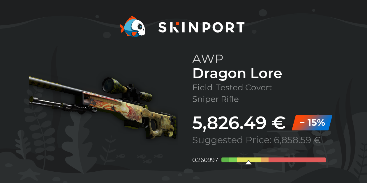AWP | Dragon Lore (Field-Tested) - CS2 - Skinport