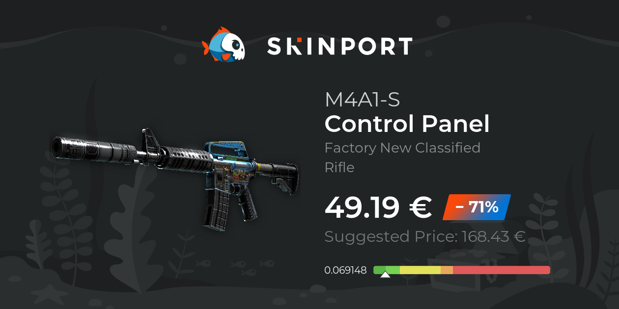 M4A1-S | Panel sterowania (prosto z fabryki) - Counter-Strike 2 - Skinport