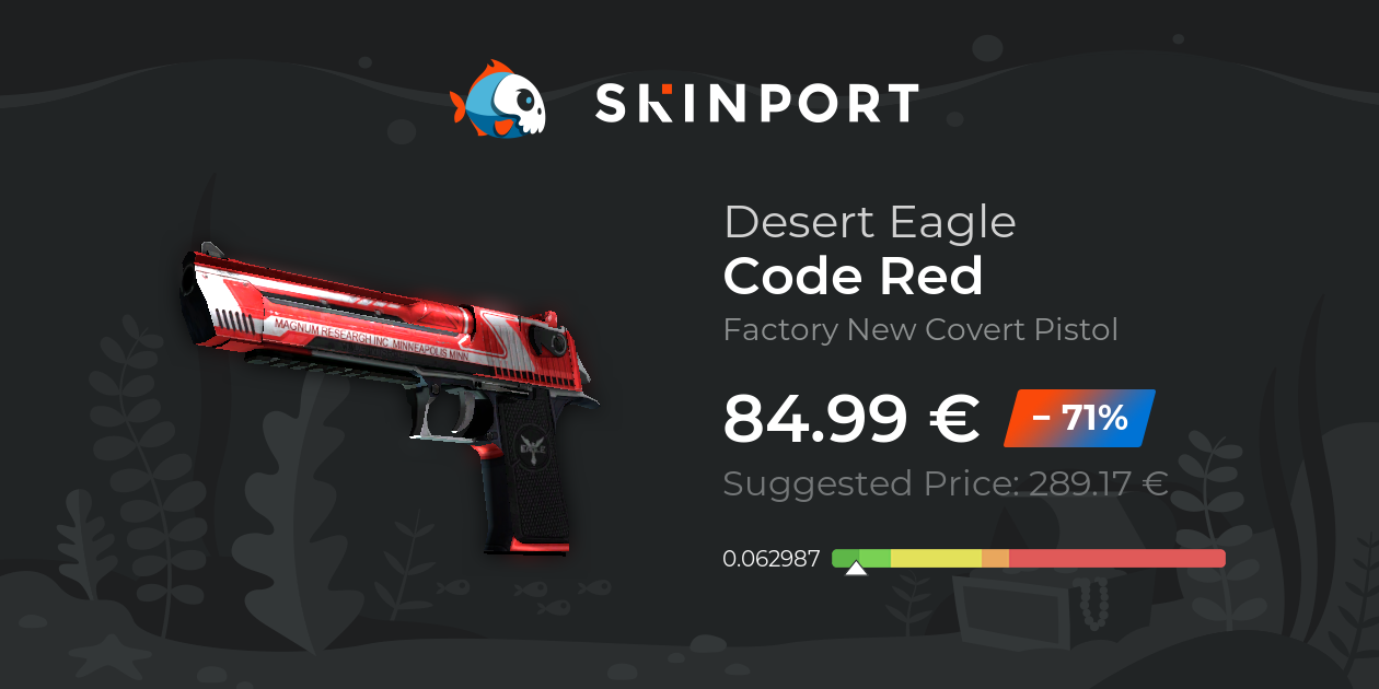 Desert Eagle | Code Red (Factory New) - CS:GO - Skinport