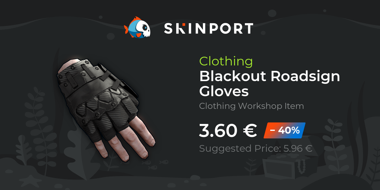 Blackout Roadsign Gloves - Rust - Skinport