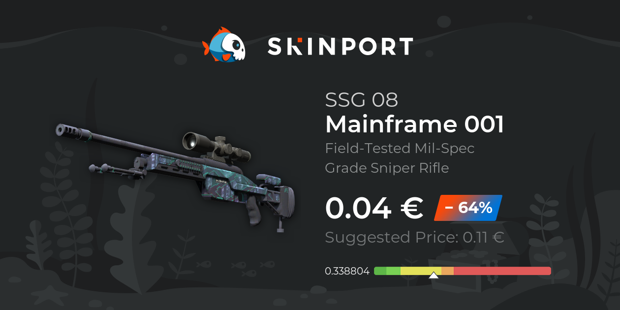 SSG 08 | Mainframe 001 (Field-Tested) - Counter-Strike 2 - Skinport