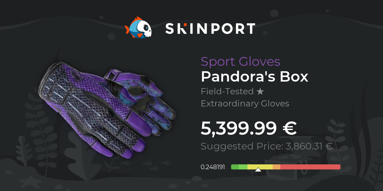 Sport Gloves | Pandora's Box (Field-Tested) - CS2 - Skinport