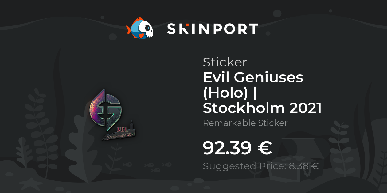 Çıkartma | Evil Geniuses (Holo) | Stockholm 2021 - Counter-Strike 2 ...
