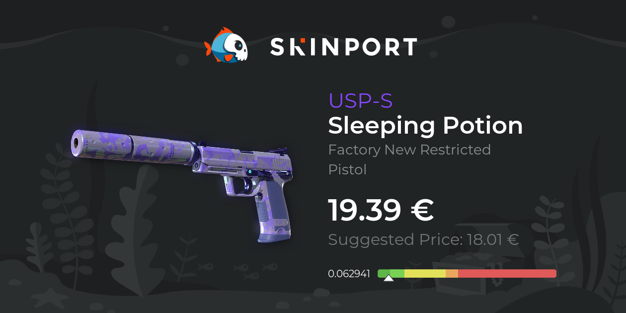 USP-S | Sleeping Potion (Factory New) - Counter-Strike 2 - Skinport