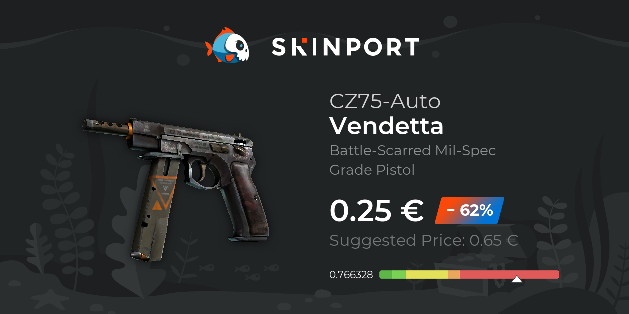 CZ75-Auto | Vendetta (Battle-Scarred) - CS:GO - Skinport