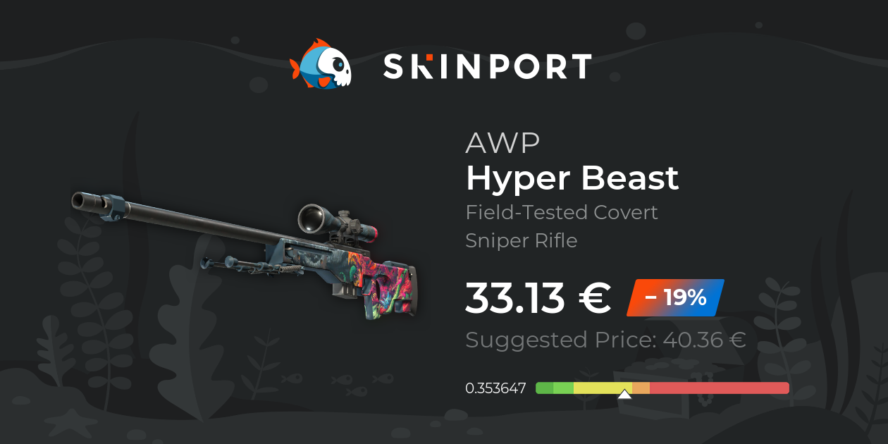 AWP | Hyper Beast (Field-Tested) - Counter-Strike 2 - Skinport
