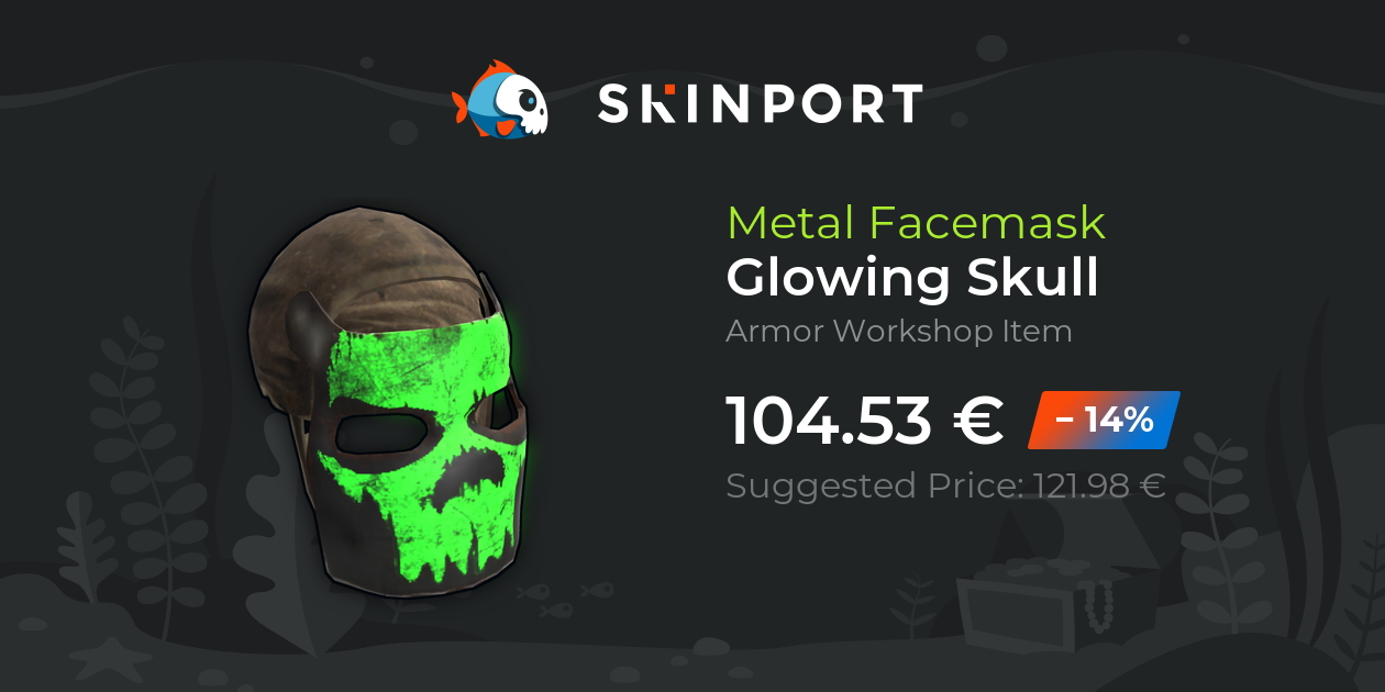 Glowing Skull - Rust - Skinport