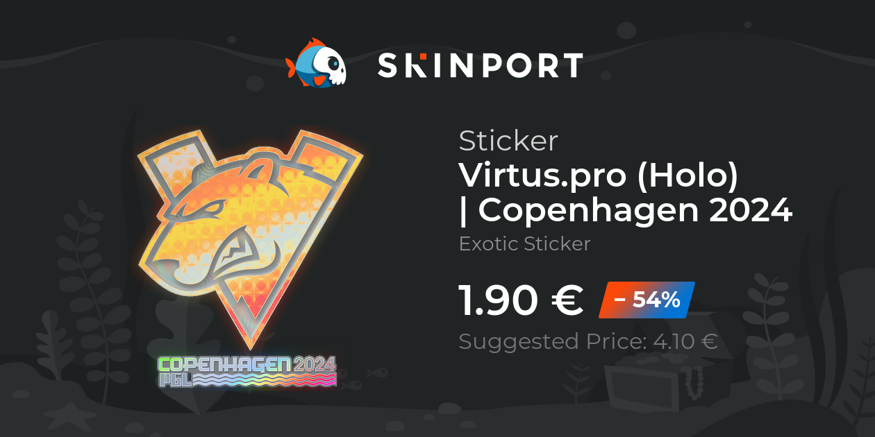Sticker | Virtus.pro (Holo) | Copenhagen 2024 - Counter-Strike 2 - Skinport