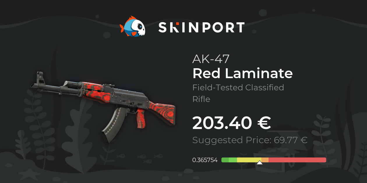 AK-47 | Red Laminate (Field-Tested) - Counter-Strike 2 - Skinport