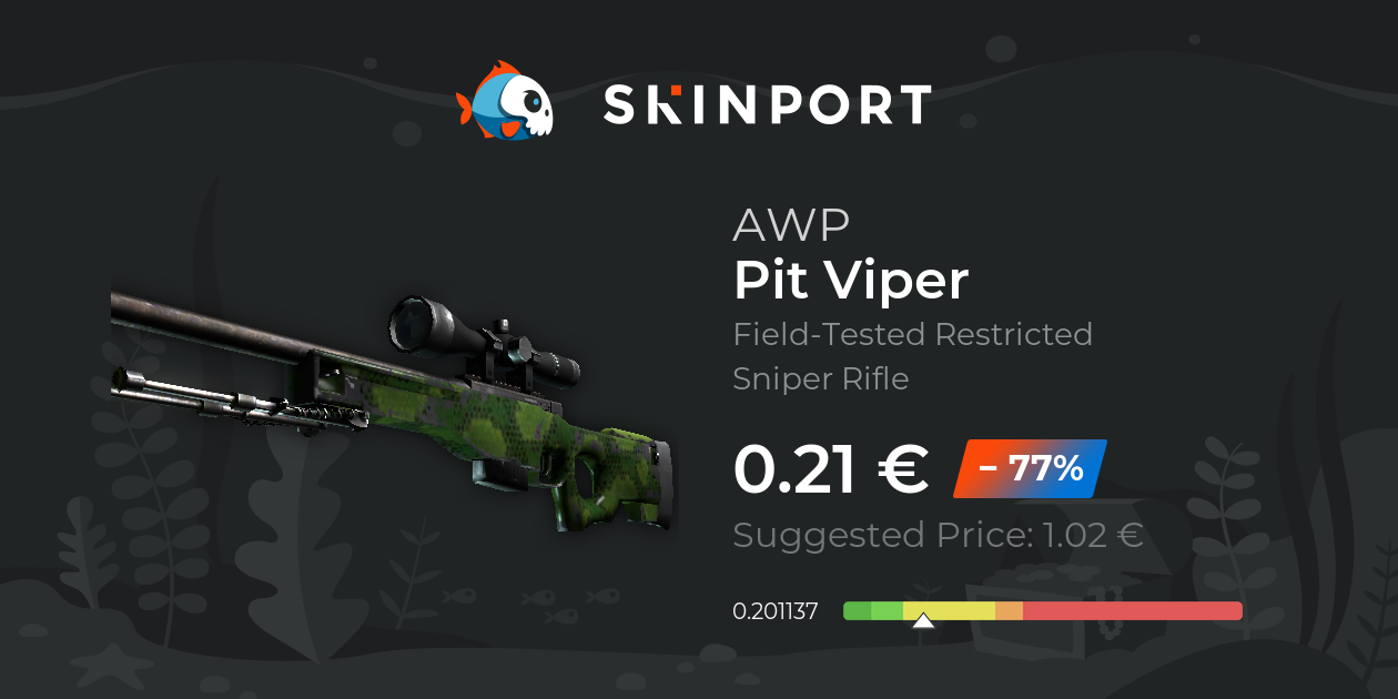 AWP | Pit Viper (Field-Tested) - Counter-Strike 2 - Skinport