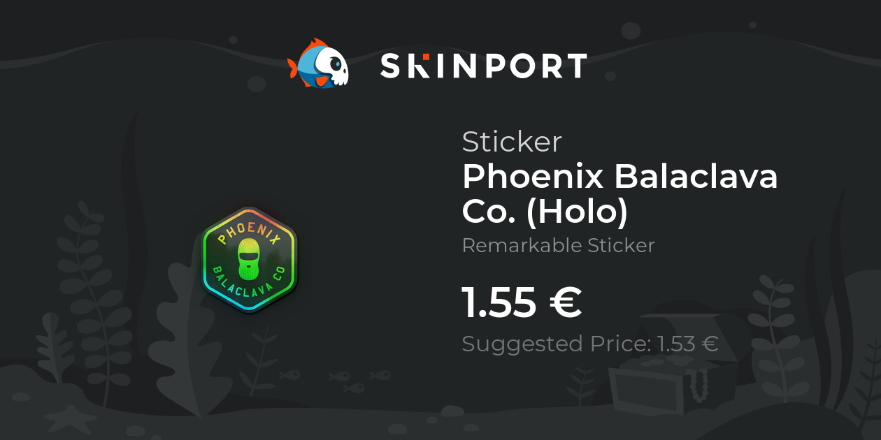 Sticker | Phoenix Balaclava Co. (Holo) - Counter-Strike 2 - Skinport