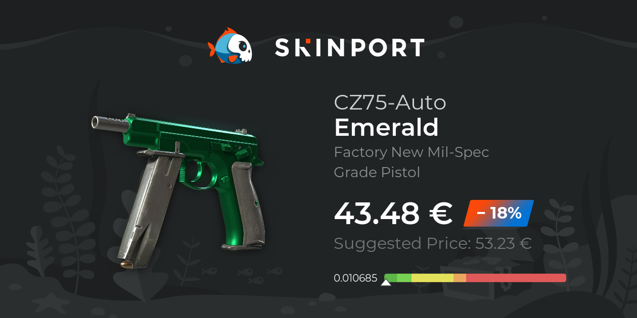 CZ75-Auto | Emerald (Factory New) - Counter-Strike 2 - Skinport