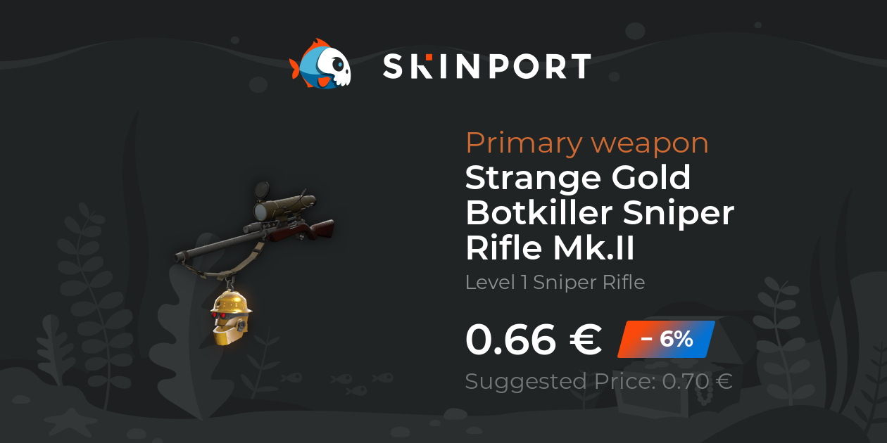 Sær Botdræbende Snigskytteriffel Mk.II - Guld - Team Fortress 2 - Skinport