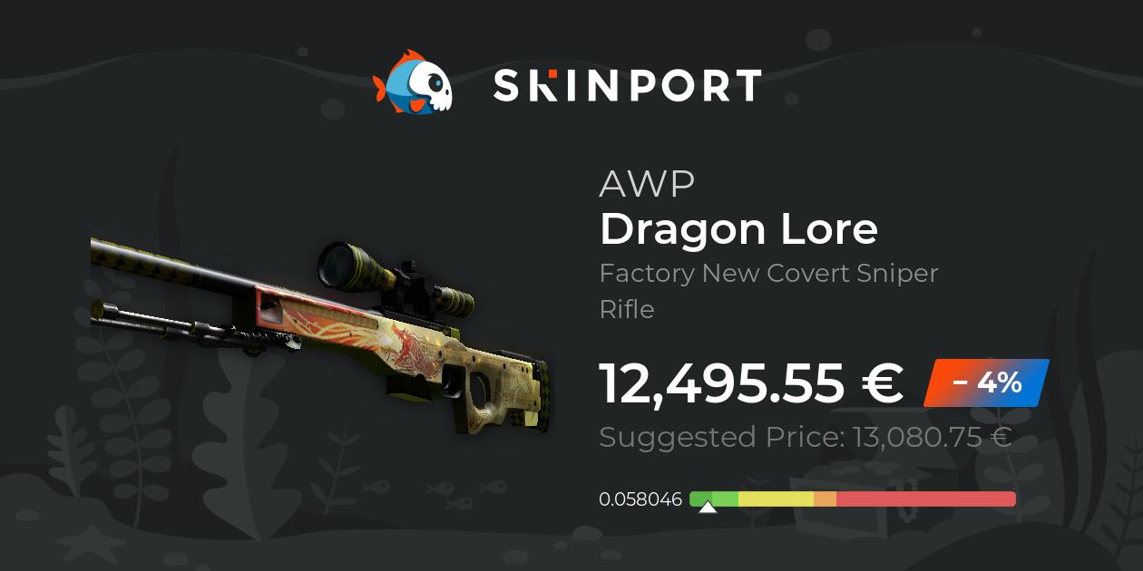 AWP | Dragon Lore (Factory New) - Counter-Strike 2 - Skinport