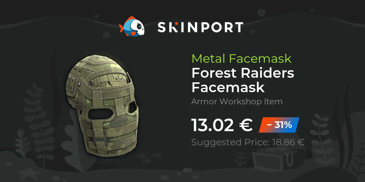 Forest Raiders Facemask - Rust - Skinport
