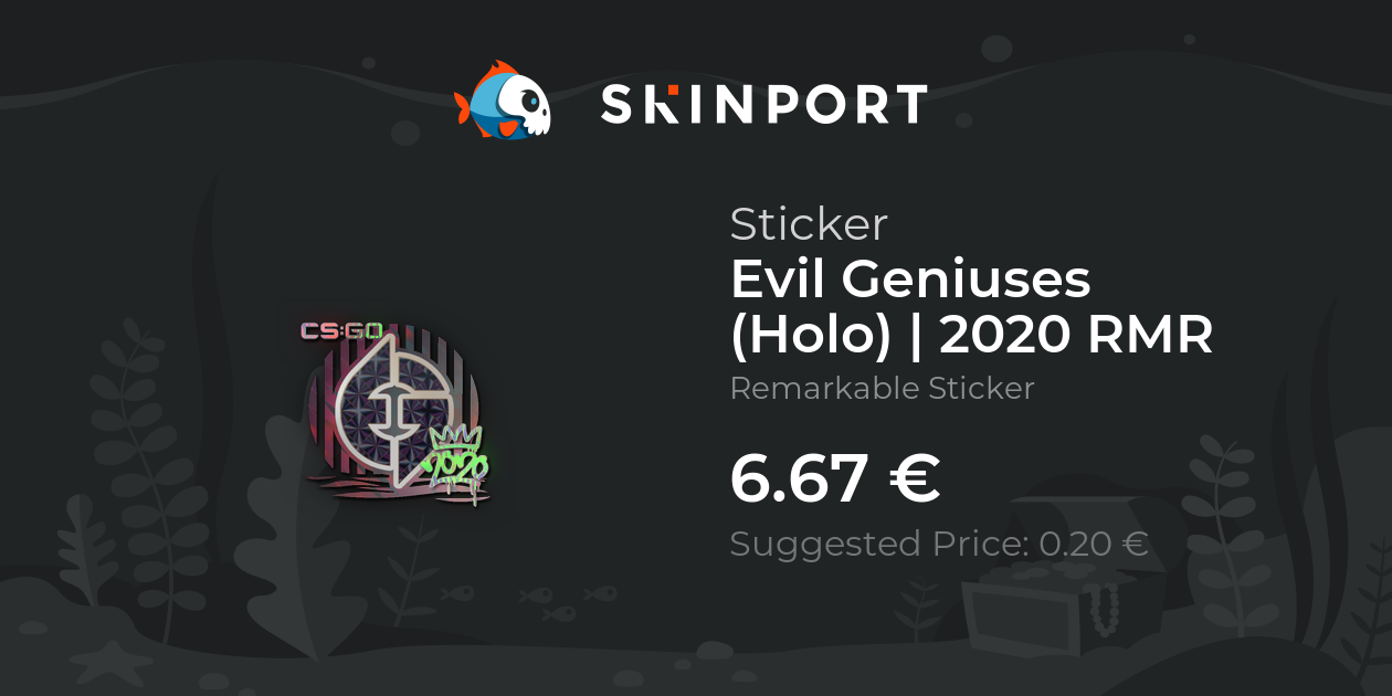 印花 | Evil Geniuses（全息）| 2020 RMR - Counter-Strike 2 - Skinport